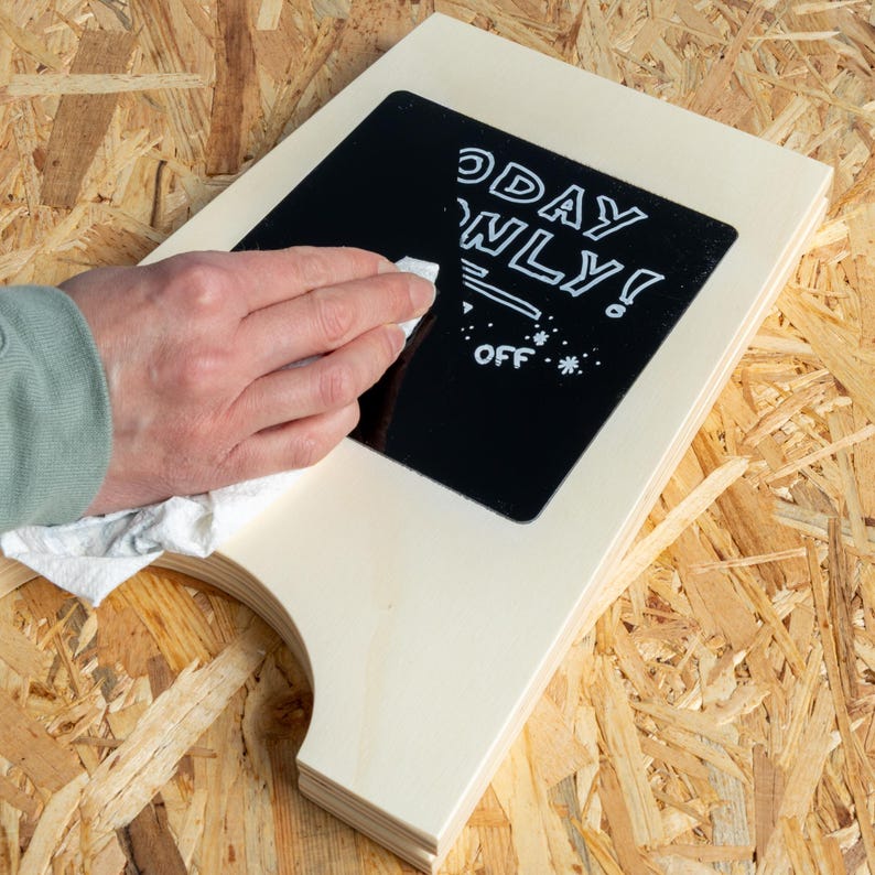 Wooden A-board Tabletop Signage Display - Etsy UK