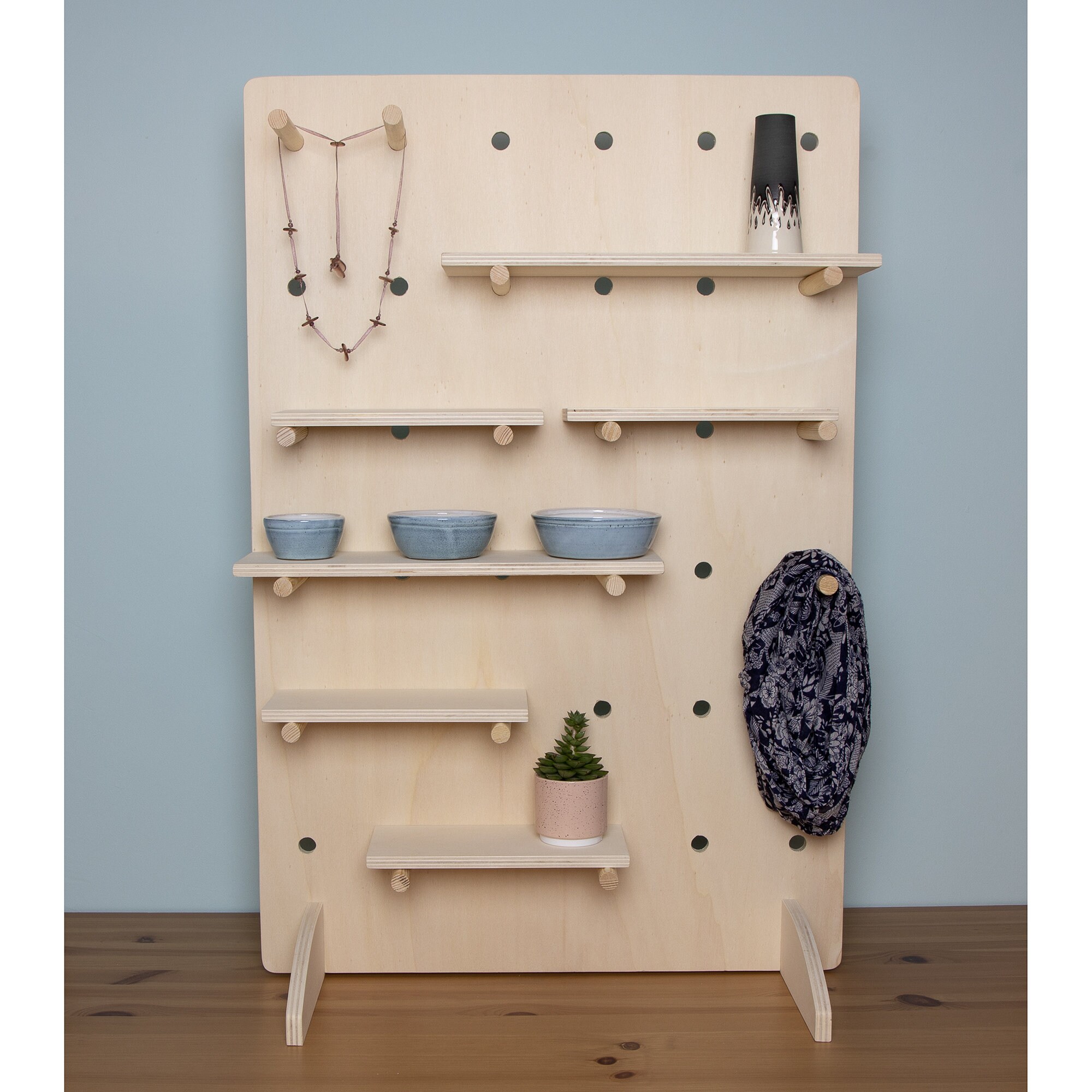 Freestanding Table Top Pegboard With Shelving for Crafts Shows - Etsy UK