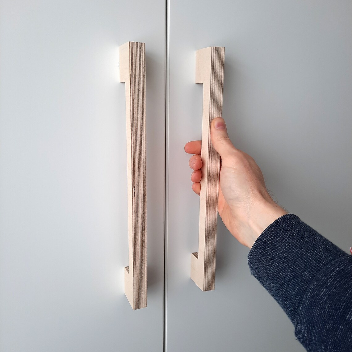 Square Wide Edged Cabinet Handle for Kitchen Cabinets Bedroom - Etsy UK