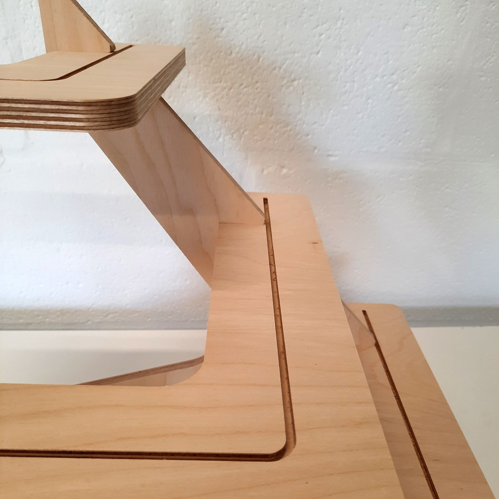 Corner Display Stand With 90 Degree 3 Tier Shelving for Market | Etsy UK