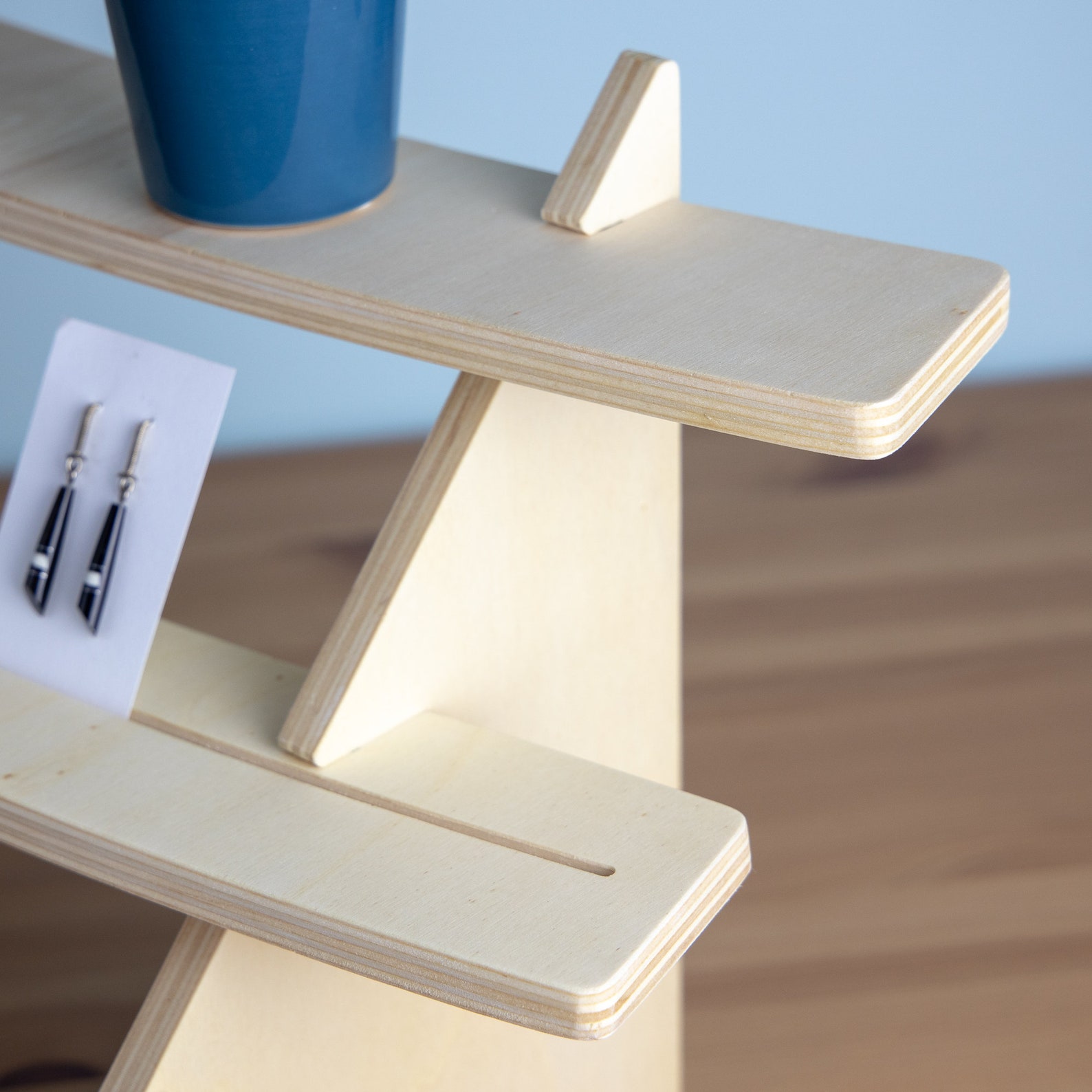 Convex Display Stand With 3 Tier Shelving for Countertop - Etsy UK