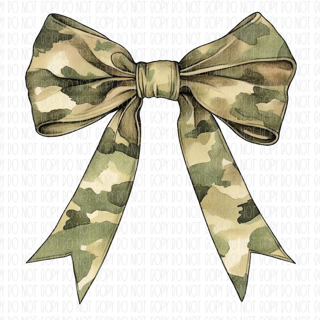 Camo Bow, Girly Camo Bow, Preppy Camo Bow, Camouflage Bow, Camo ...