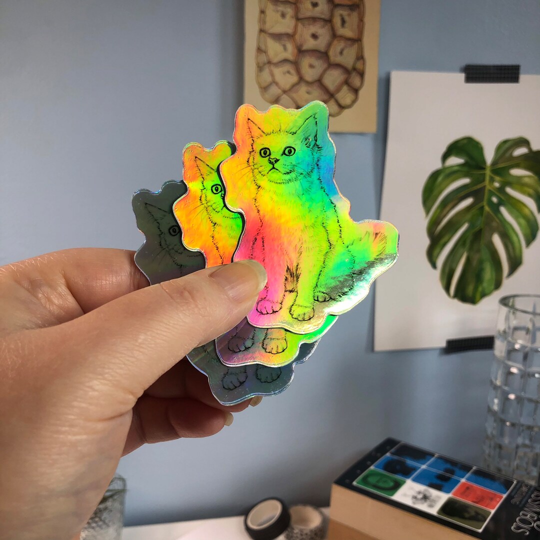 Electric Kitten! - New Sticker Design by Jessica Lied - 2" X 3" High ...