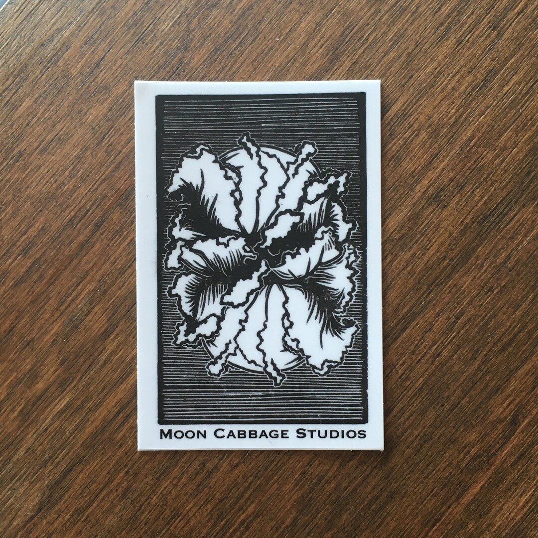 Double Cabbage Original Decal Designed by Jessica Lied 2 X 3 High ...