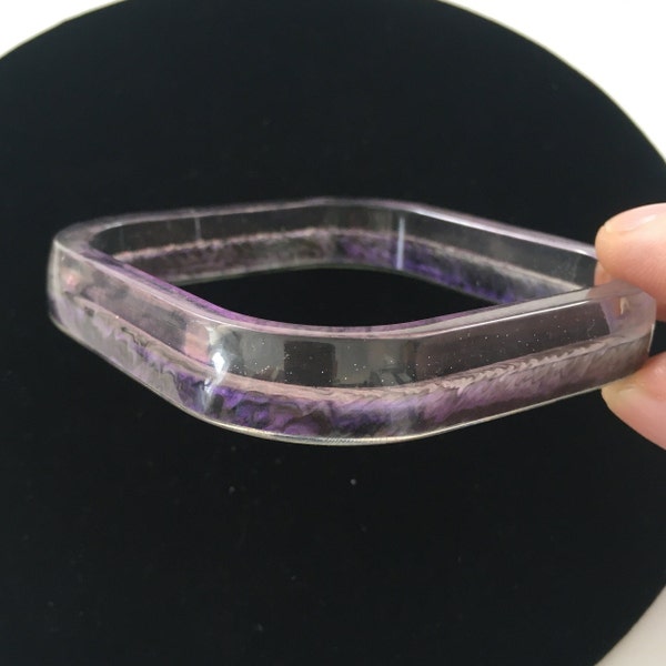Swirl Resin Bangle - Etsy