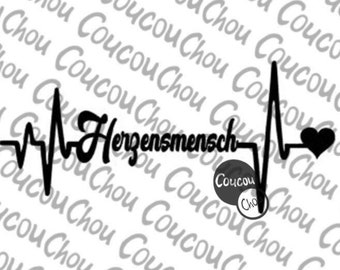 Plotterdatei herzlinien svg - Etsy Schweiz