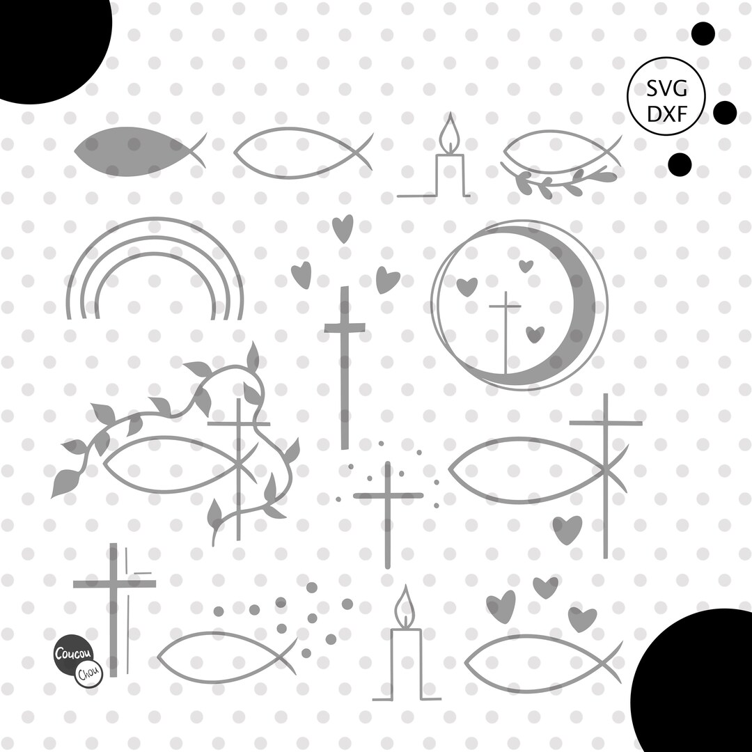 Plotter File Communion Baptism Confirmation Svg Dxf - Etsy UK