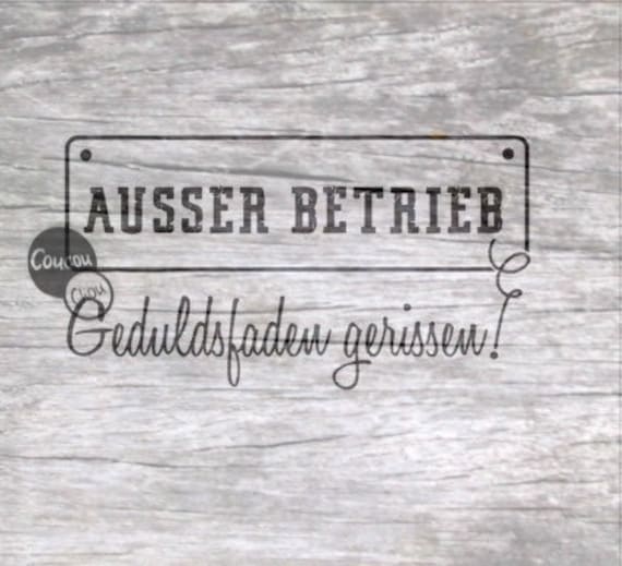 Plotterdatei Geduldsfaden svg dxf Plotterdatei von CoucouChou - Etsy.de