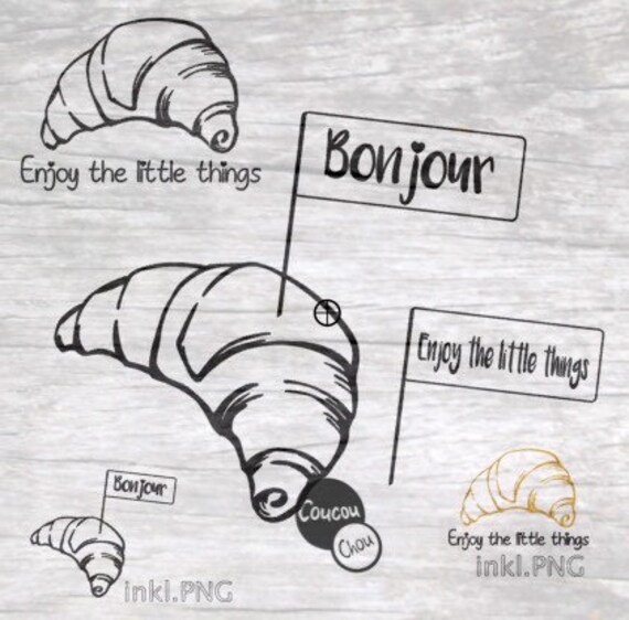 Plotterdatei Croissant svg dxf png Plotterdatei von - Etsy.de