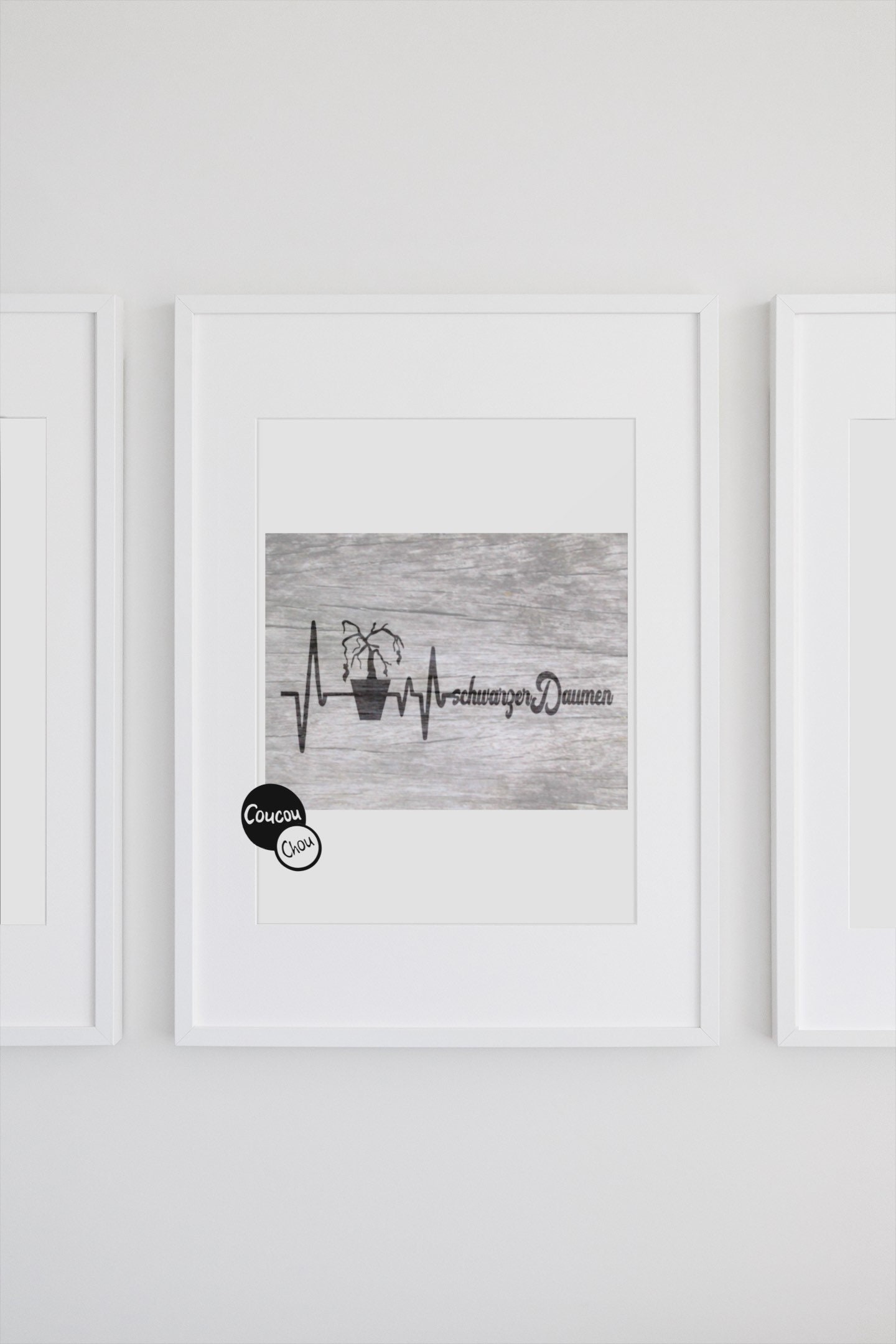 Plotter File ECG Black Thumb Svg Dxf,plants Svg,withered Plants ...