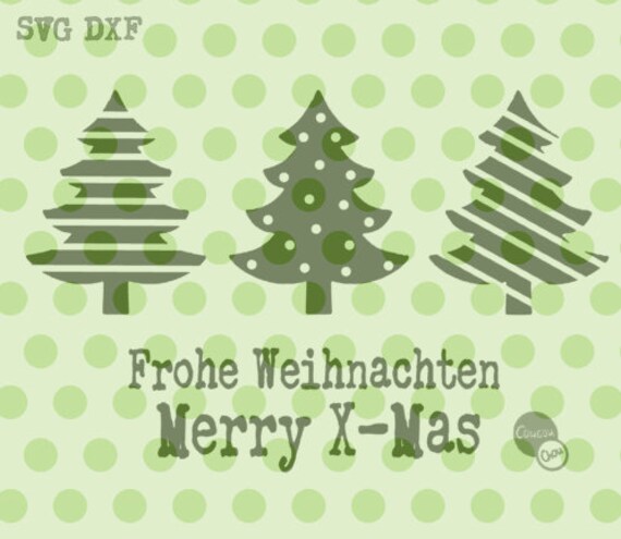 Plotterdatei Tannenbaum svg dxfWeihnachten svgMerry x-Mas | Etsy