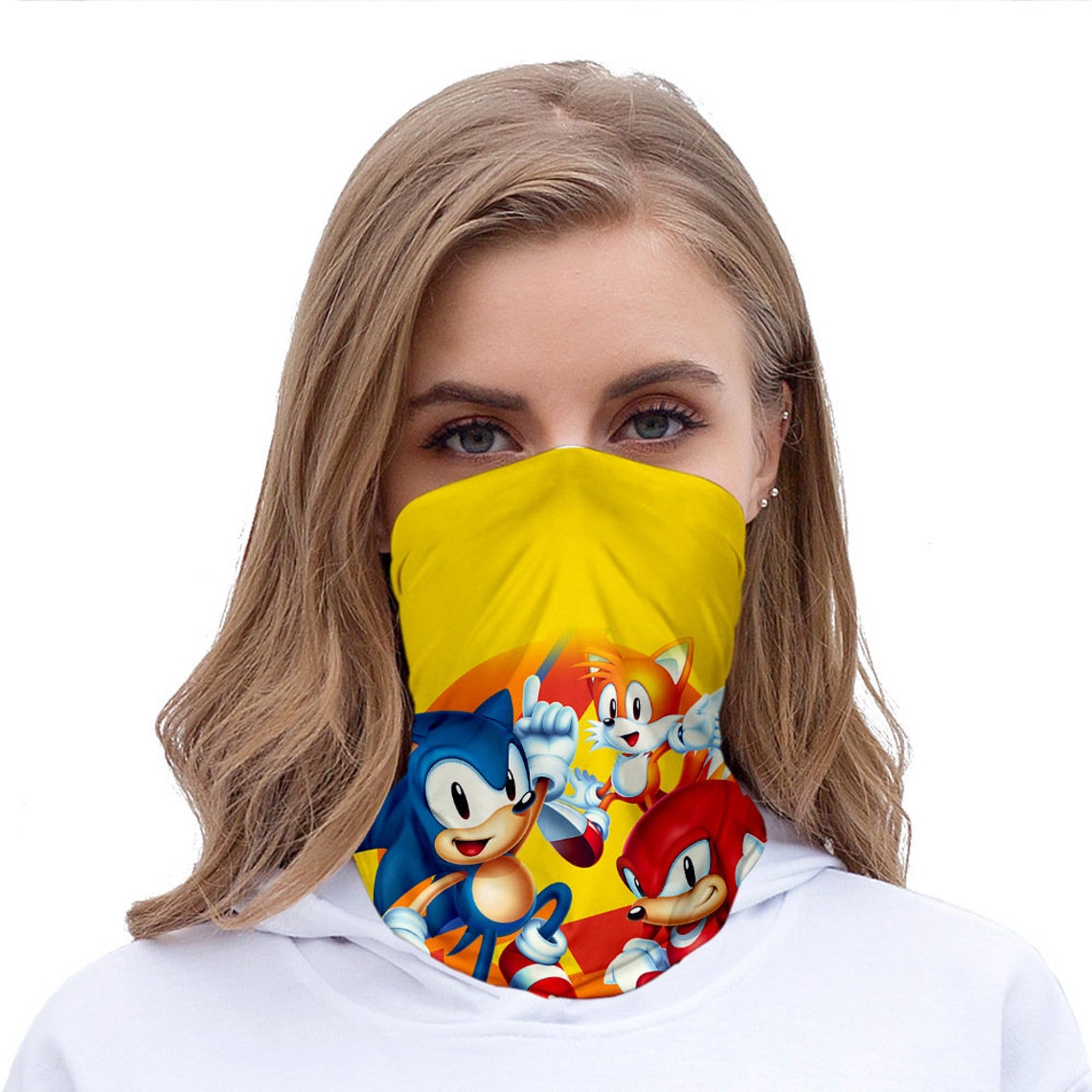 Sonic The Hedgehog Mask Outdoor Activities Bicycle Ski | Etsy