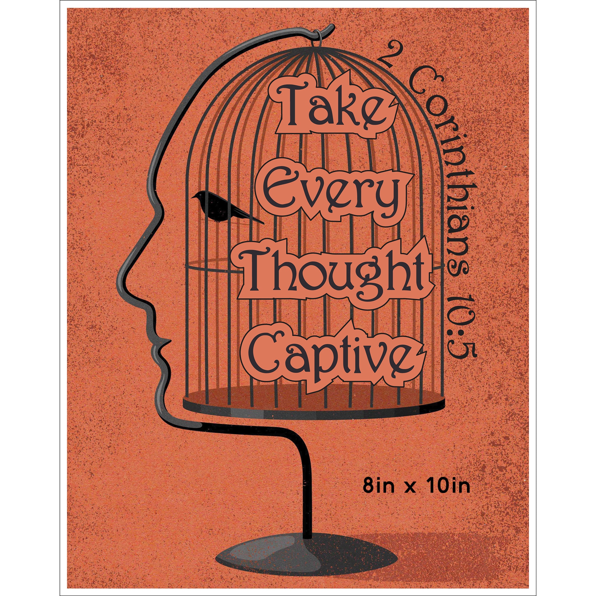 Take Every Thought Captive Printable 2 Corinthians 10:5 | Etsy