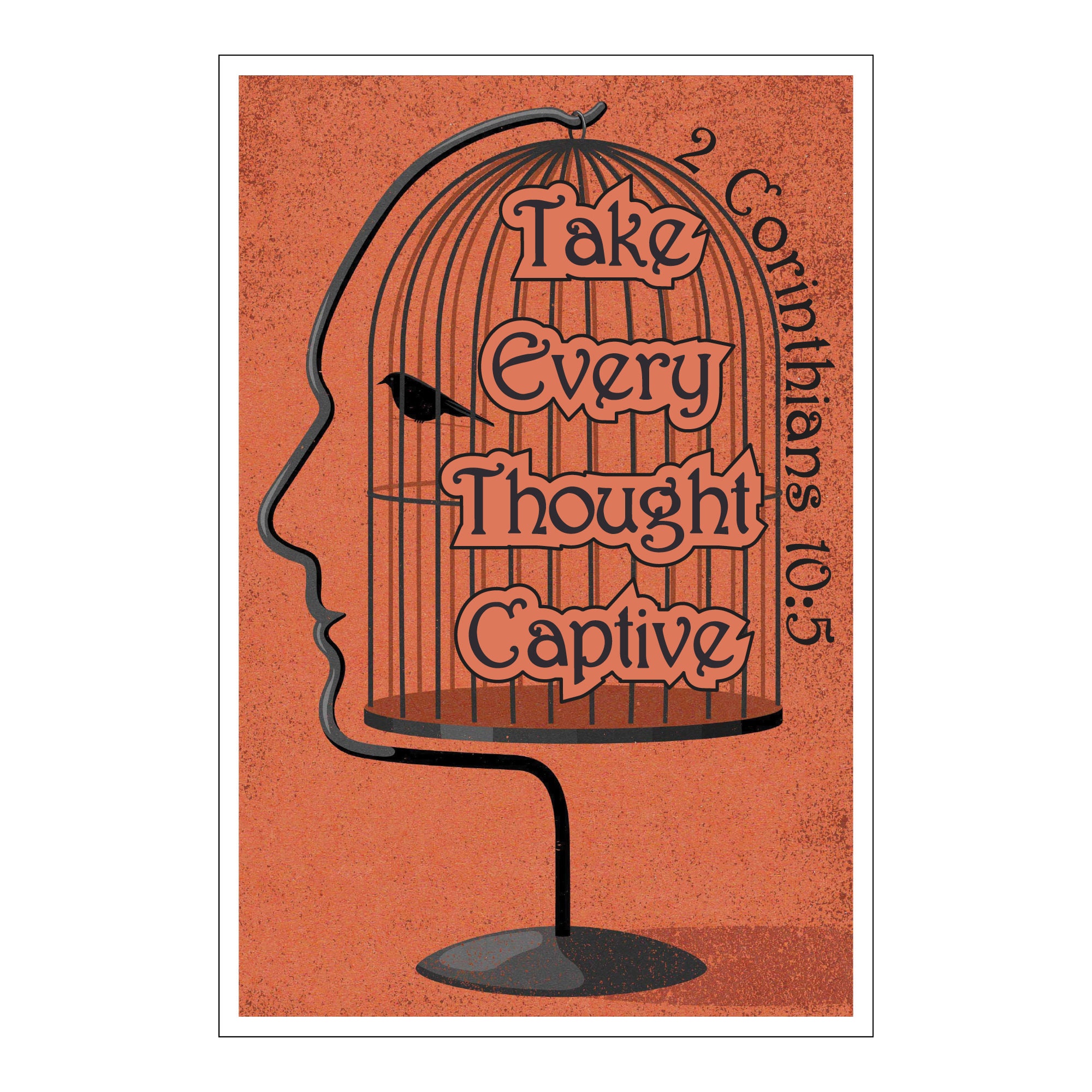 Take Every Thought Captive Printable 2 Corinthians 10:5 | Etsy