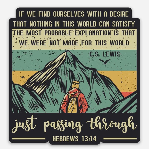 Just Passing Through Sticker - Etsy