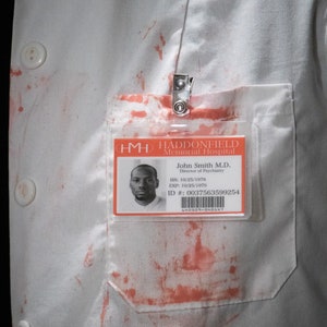 Costume "halloween - Dr. Loomis" Identification Badges - Fun | Costume ...