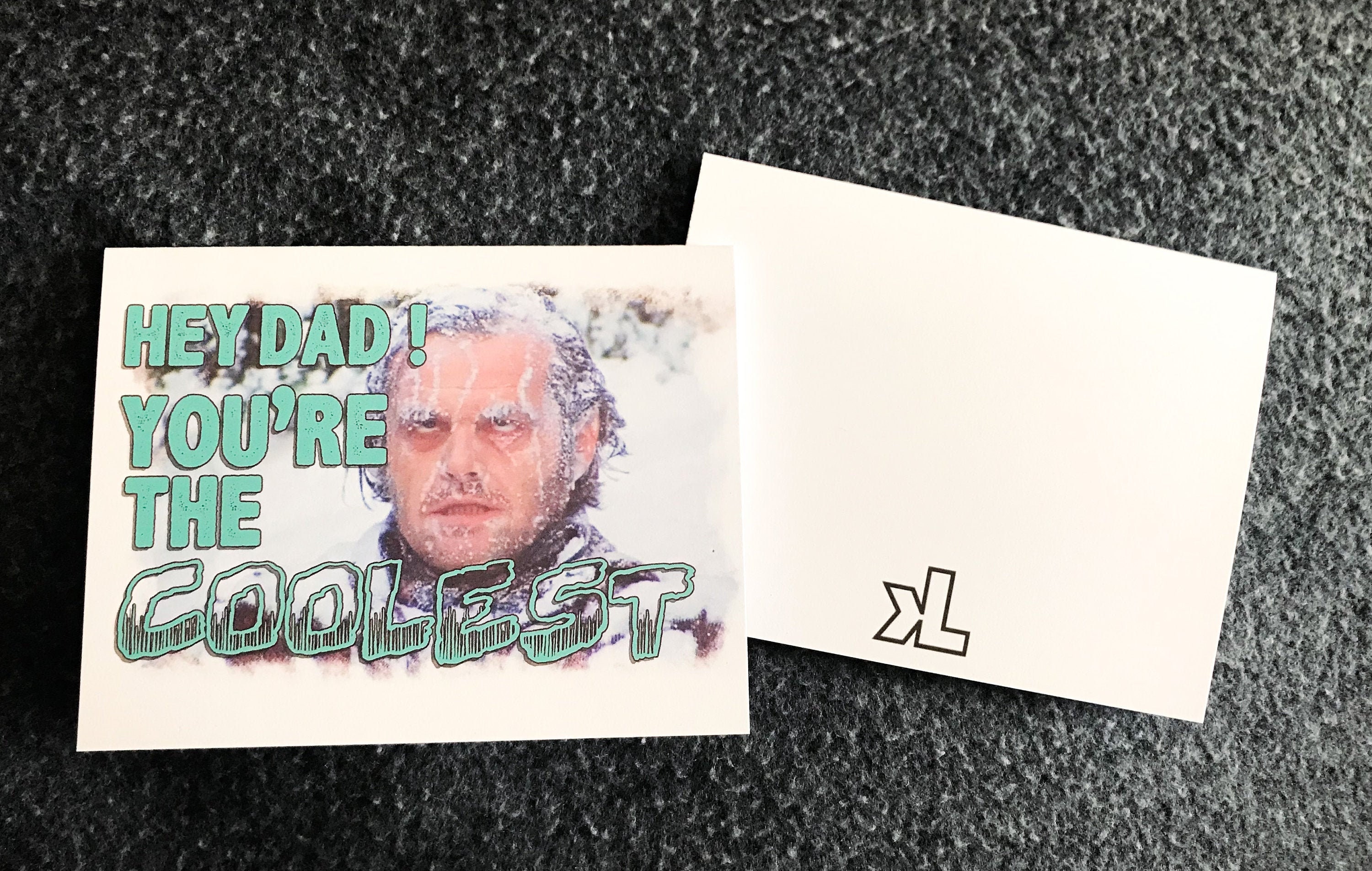 Fathers Day Card hey Dad Youre the Coolest Funny Horror Fathers Day ...