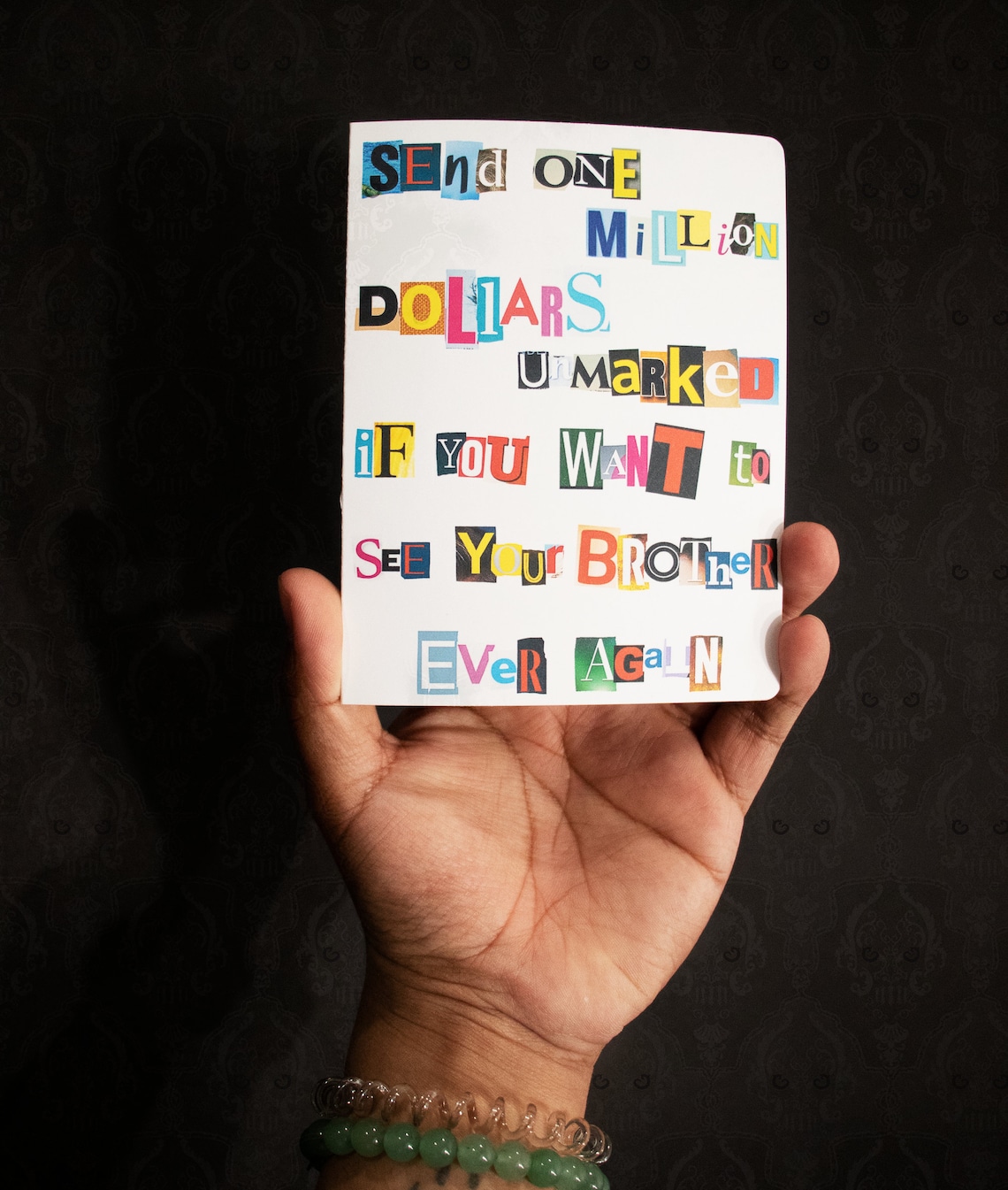 Customizable “ransom Note Birthday Card” - Horror | Funny | Birthday - Etsy
