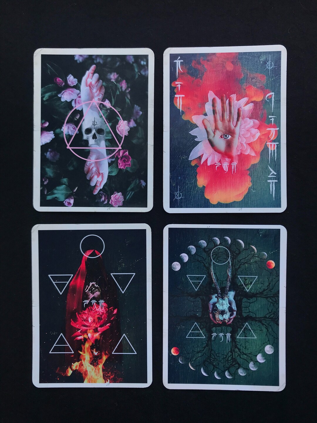 Postcard - “dark Magick” - Sold as Single Card or Set of 4 - Horror ...