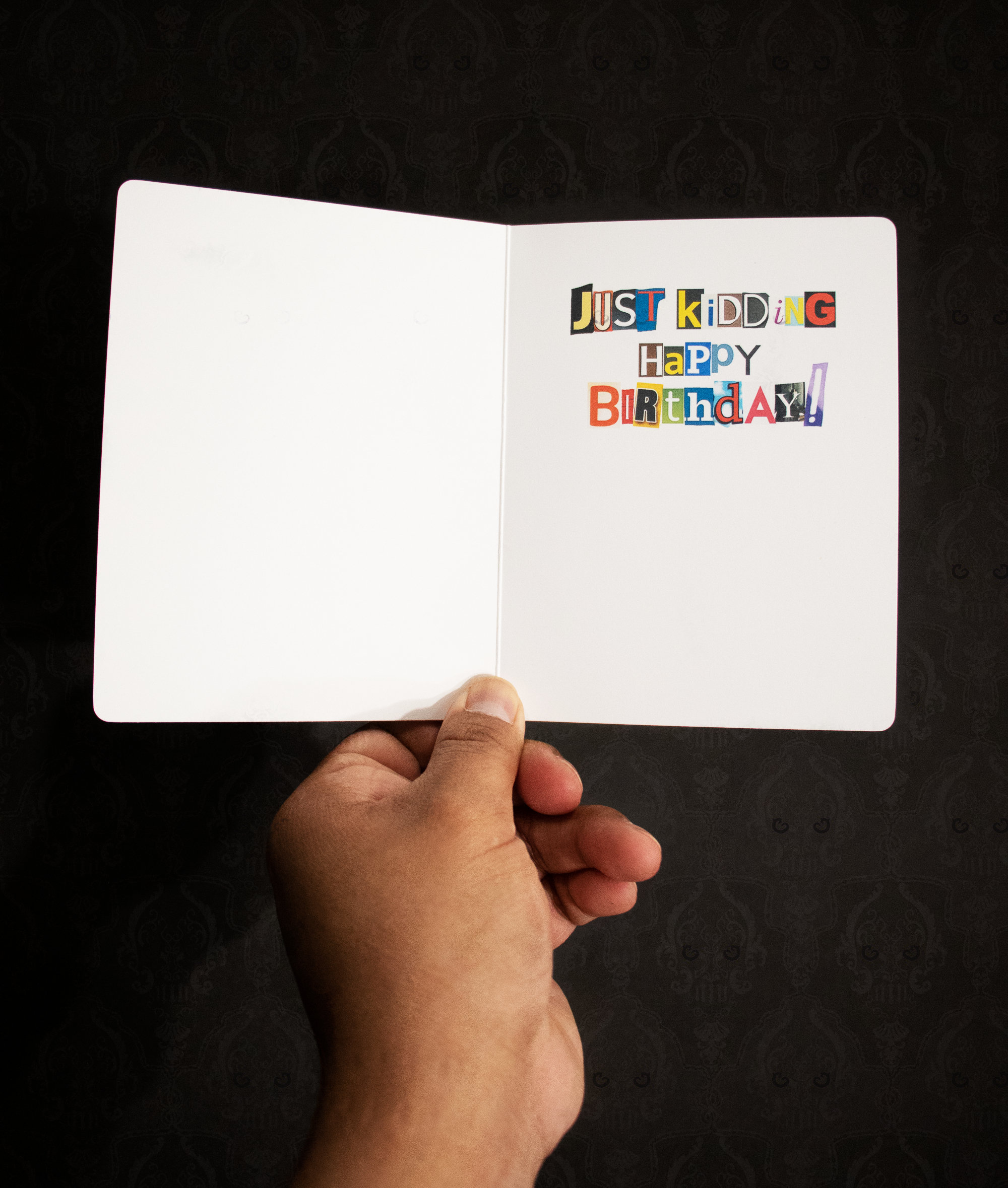 Customizable ransom Note Birthday Card Horror Funny Birthday - Etsy