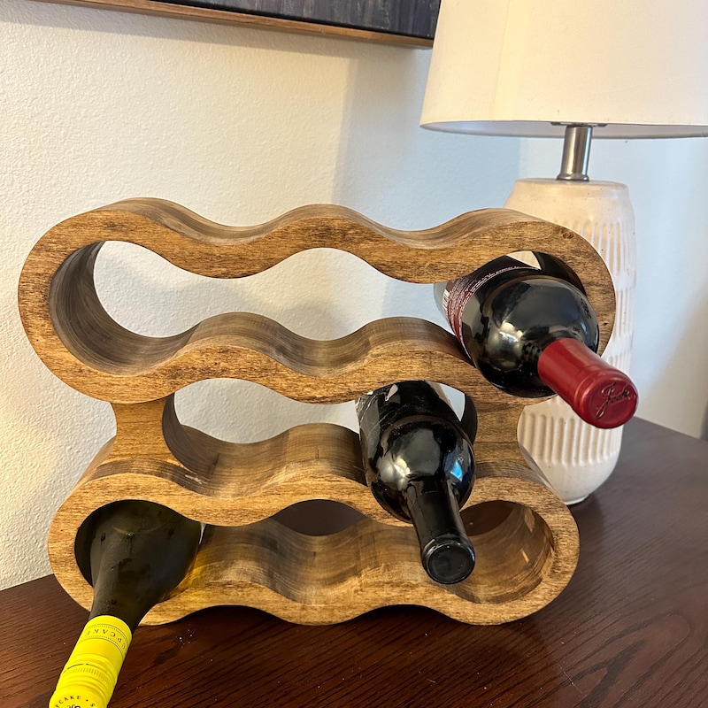 Wood Frame Wine Rack - Etsy