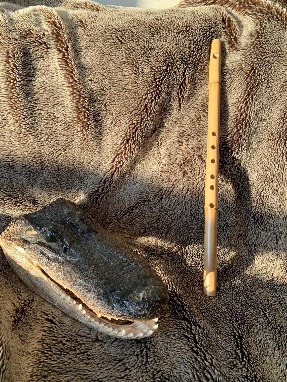 Large Native American Flute - Handmade Wood Carving - Brand New Musical ...