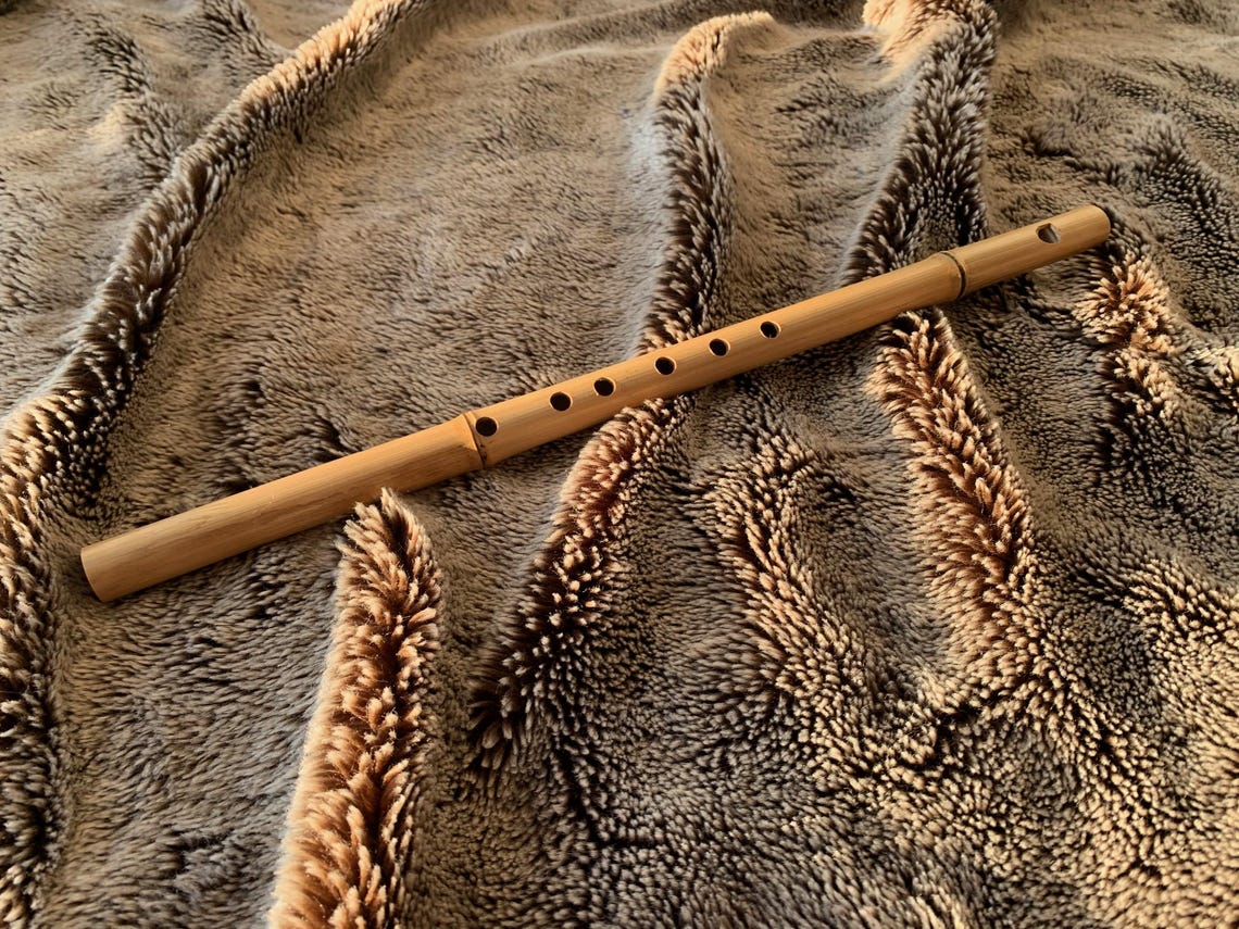 Large Native American Flute - Handmade Wood Carving - Brand New Musical ...