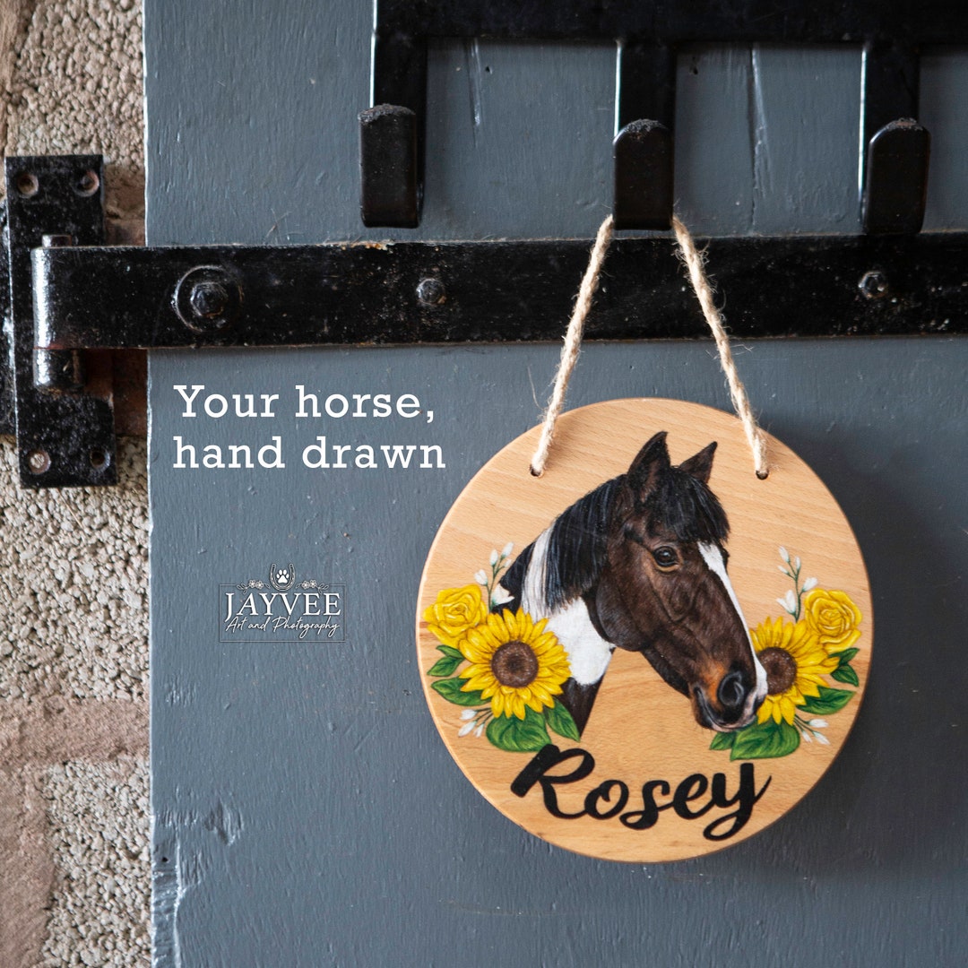 Stable Name Plate Personalised Custom Horse Plaque Sign for - Etsy