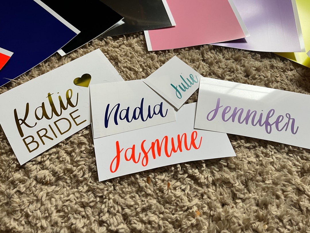 Personalised Vinyl Stickers Great for Labelling, Gift Boxes, Notebooks ...