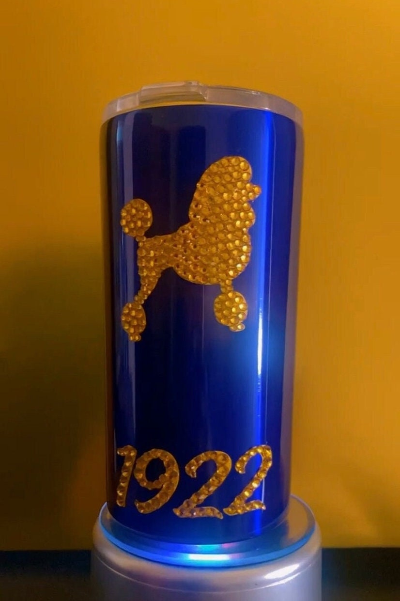 Sgrho Bling Tumbler 1922 Pretty Poodle Greek Letters - Etsy