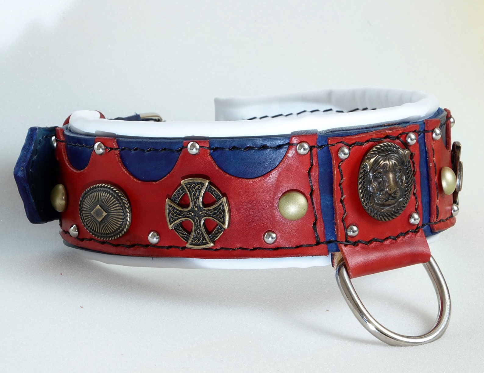 American Bully Leather Dog Collar Handmade Bully Collar - Etsy
