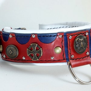 American Bully Leather Dog Collar Handmade Bully Collar - Etsy
