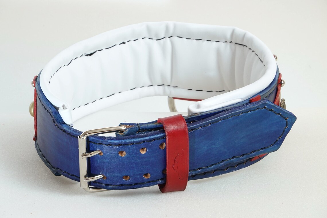American Bully Leather Dog Collar Handmade Bully Collar - Etsy