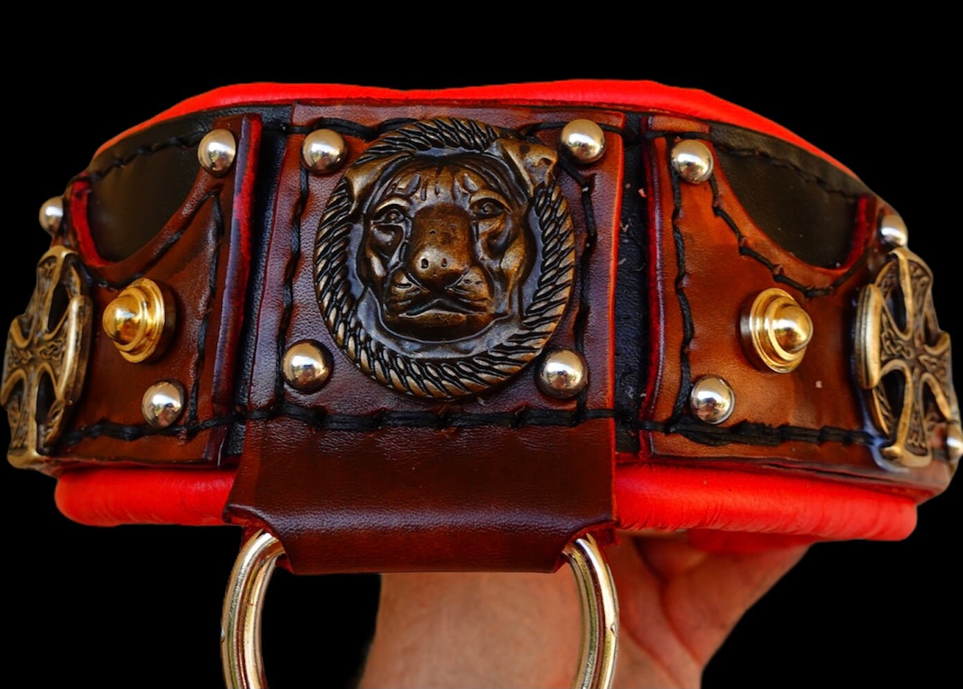 American Bully Leather Dog Collar Handmade Bully Collar - Etsy