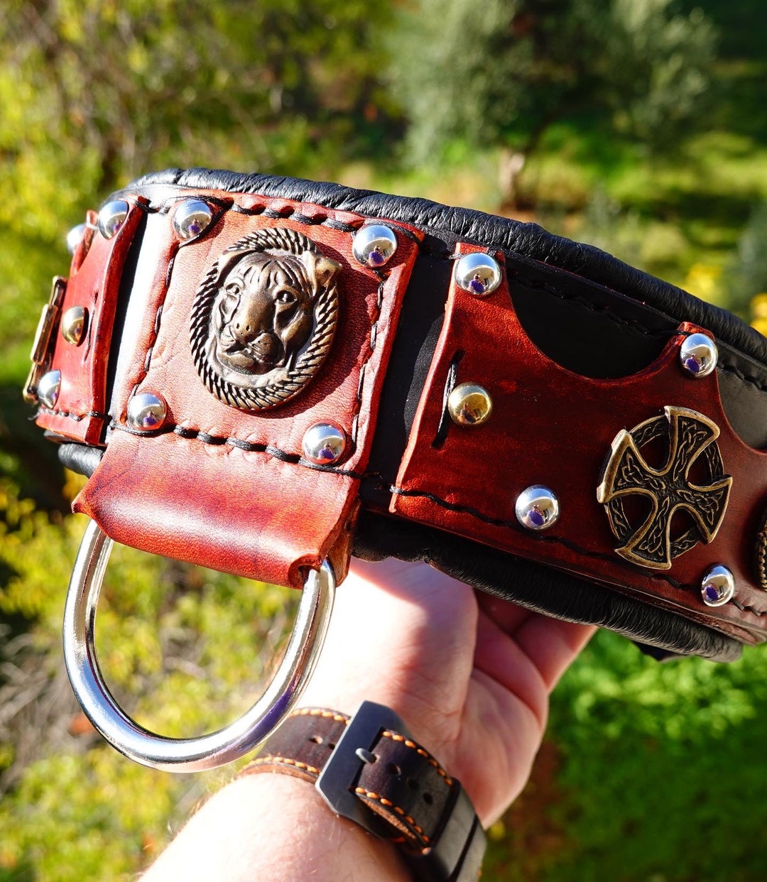 American Bully Leather Collar, Bully Collar, Bully Dog Collar, American ...