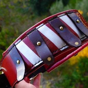 Cane Corso Leather Dog Collar: Julius Caesar Roman Style, Handmade - Etsy