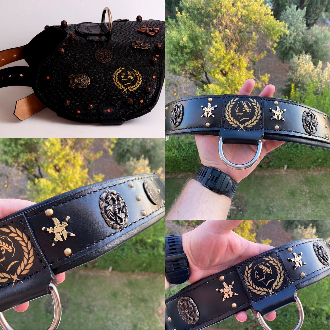 Essential Gear for the Italian Mastiff, Leather Roman Emperor Collar ...