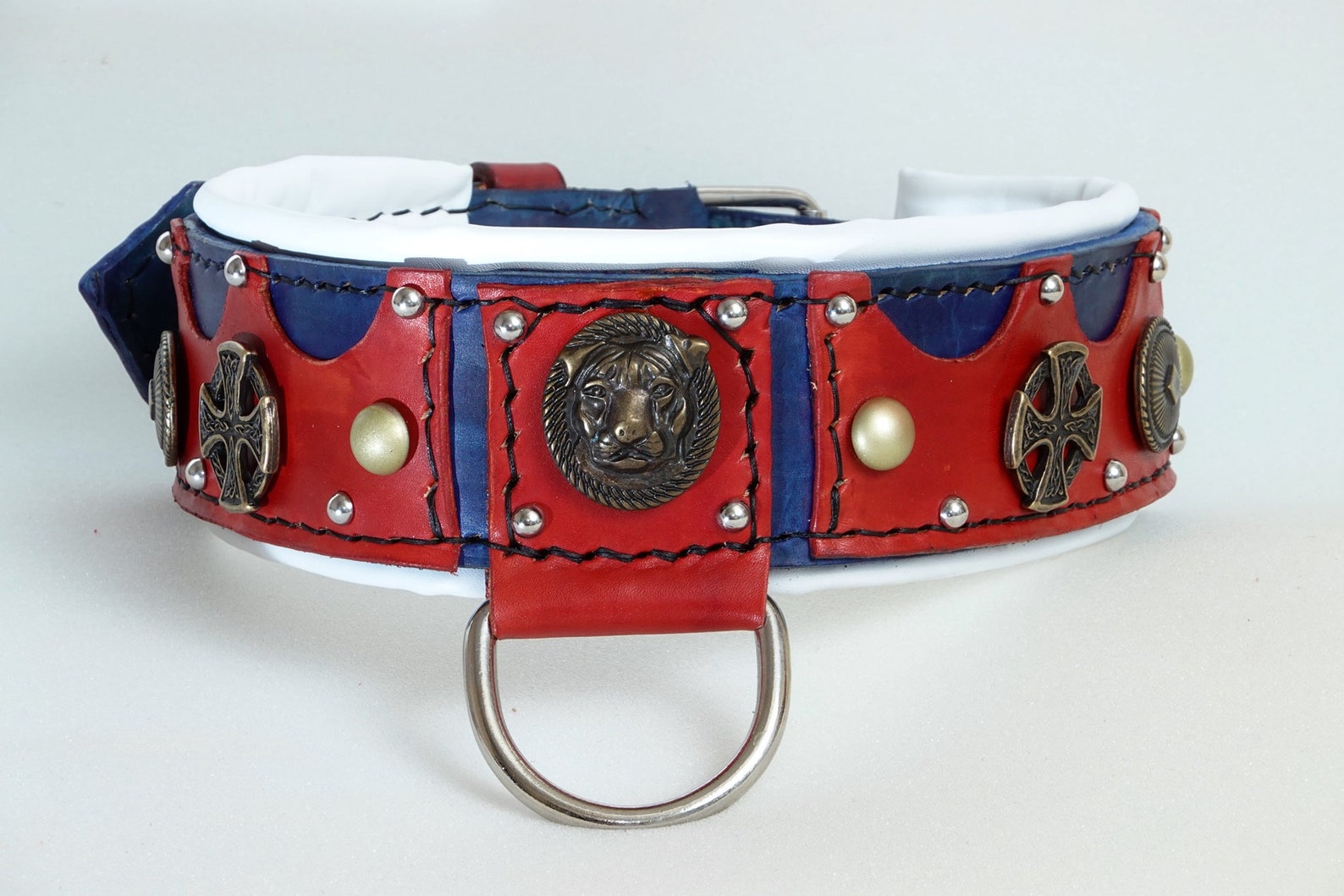 American Bully Leather Dog Collar Handmade Bully Collar - Etsy