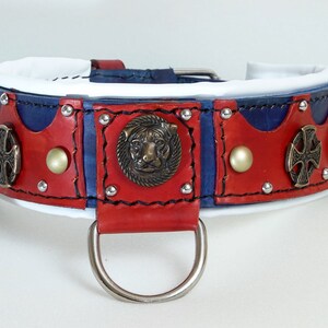 American Bully Leather Dog Collar Handmade Bully Collar - Etsy