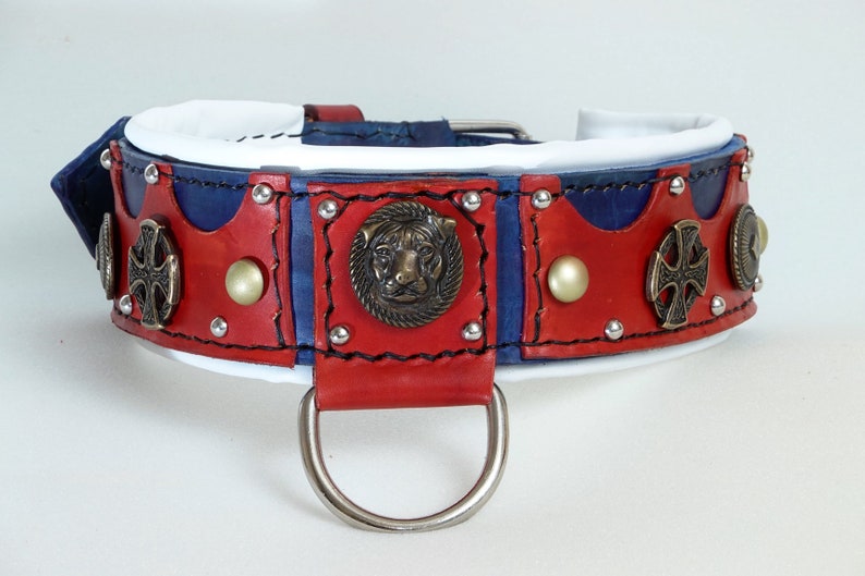 American Bully Leather Dog Collar Handmade Bully Collar - Etsy