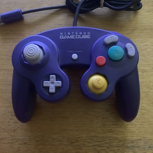 Official Nintendo Gamecube Controller Blue DOL-003 Used 100% Genuine ...