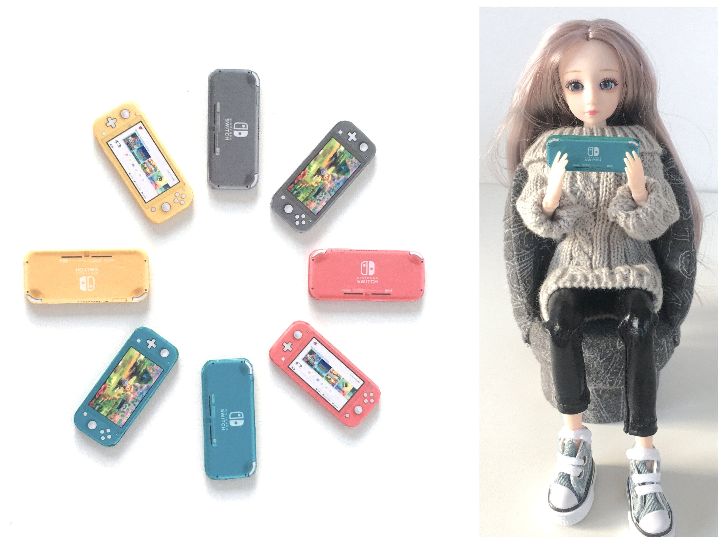 Miniature Nintendo Switch Lite Console Scale 1:6 for Doll - Etsy Australia