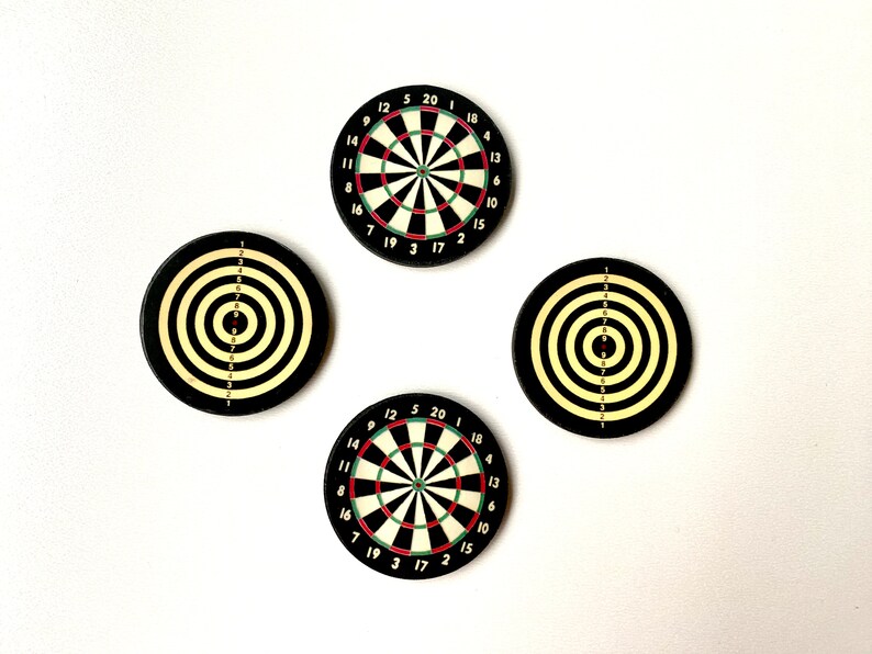 Miniature Dart Board Darts for Dollhouse Bar Games Room Pub - Etsy