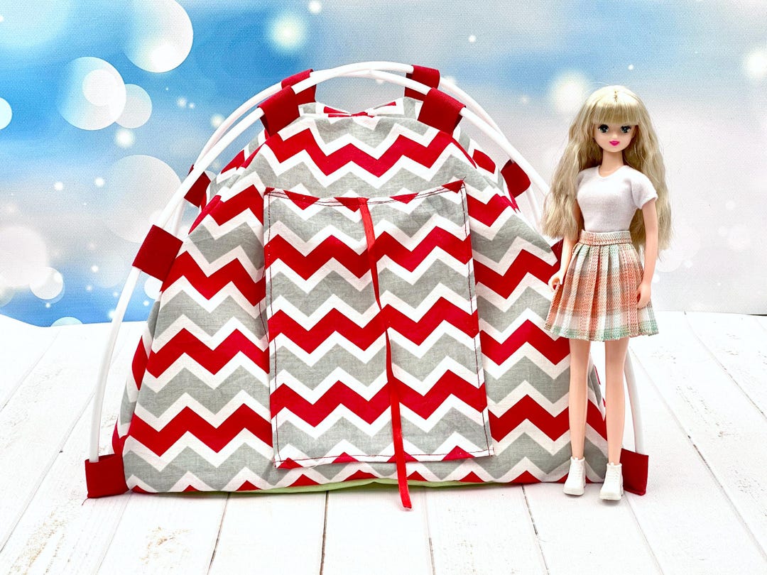 Miniature Doll Camping Tent: Fits Blythe, Licca, Pullip, Azone, BJD, G ...