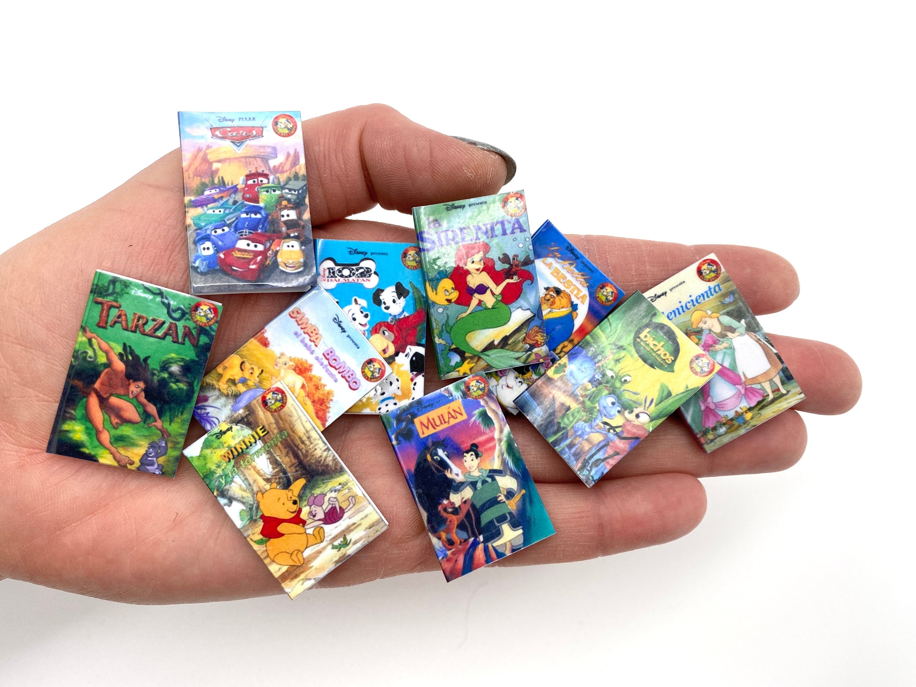 Set of 5 Random Miniature Disney Books for Dolls Children - Etsy