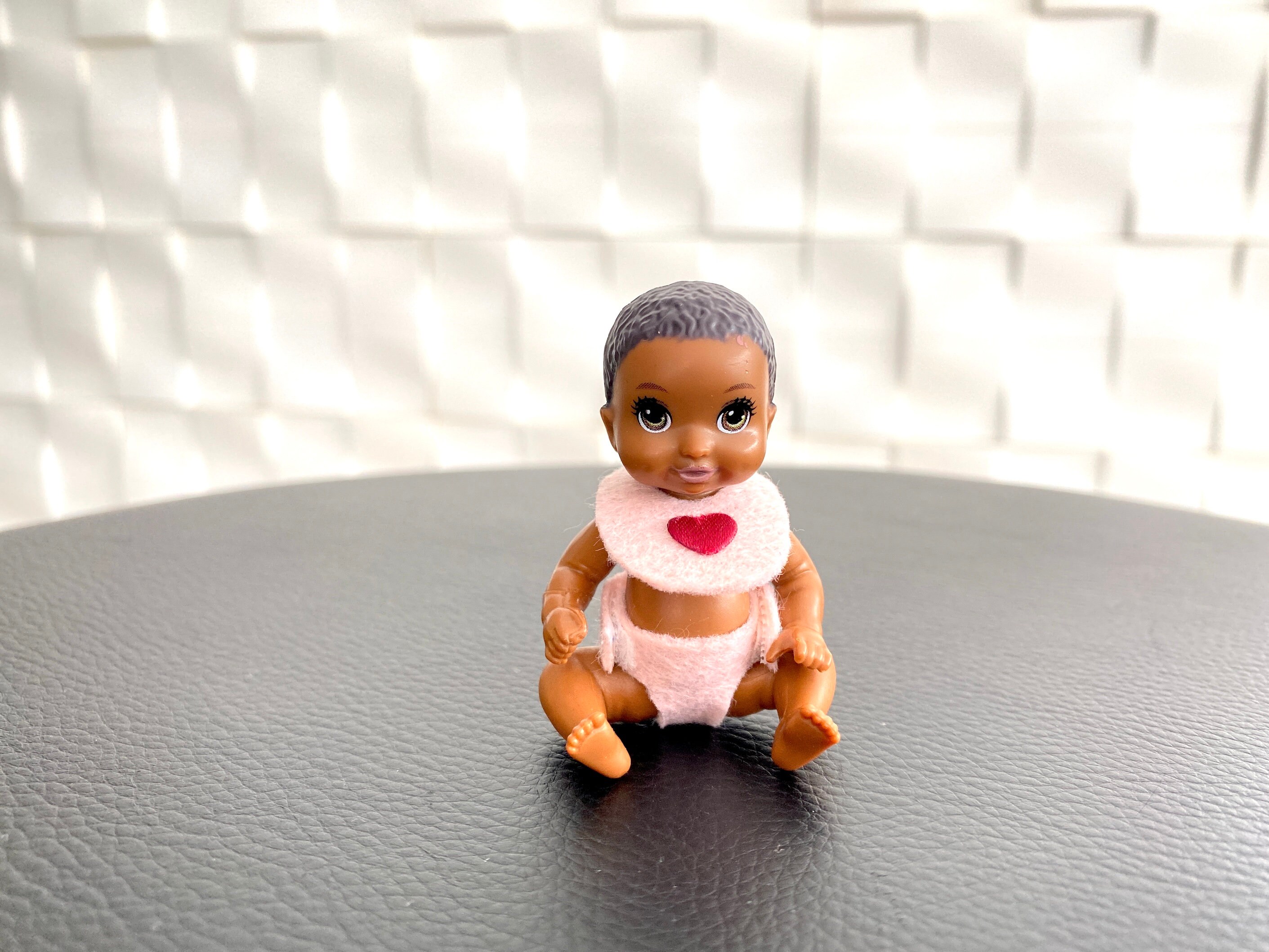 Miniature bib and diaper nappy set for Barbie baby Krissy doll | Etsy