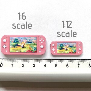Miniature Nintendo Switch Console Scale 1:12 for Nendoroid Obtisu 11 ...
