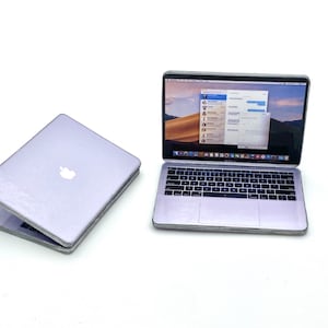 Miniature Computer Laptop Scale 1:6 for 1/6 Fashion Dolls, 12 Inches ...