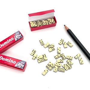 Miniature Domino Game for Fashion Dolls Bjd Dolls 12 Inches Doll ...