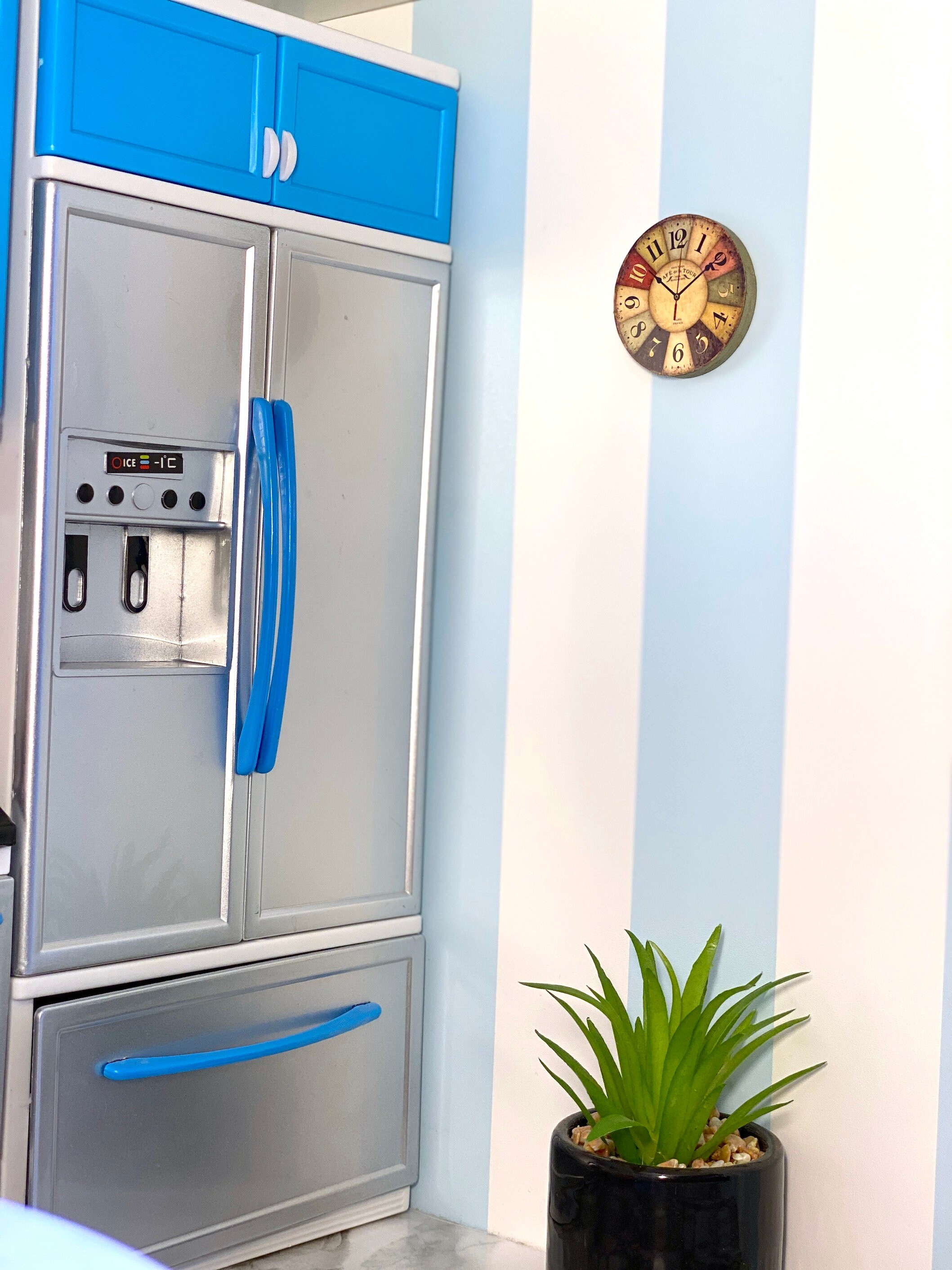 Miniature Vintage Wall Clock for Dollhouse Diorama Study | Etsy